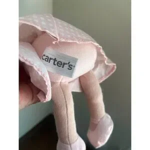 Carter's | Toys | Carters Plush Ballerina Pink Polka Dot Baby Doll ...